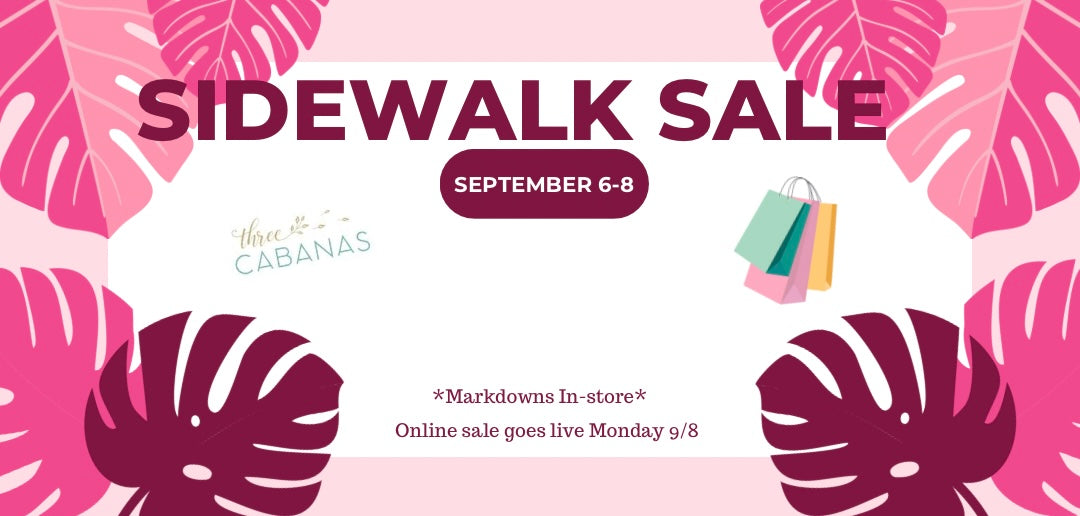 Sunshine Sale – Three Cabanas